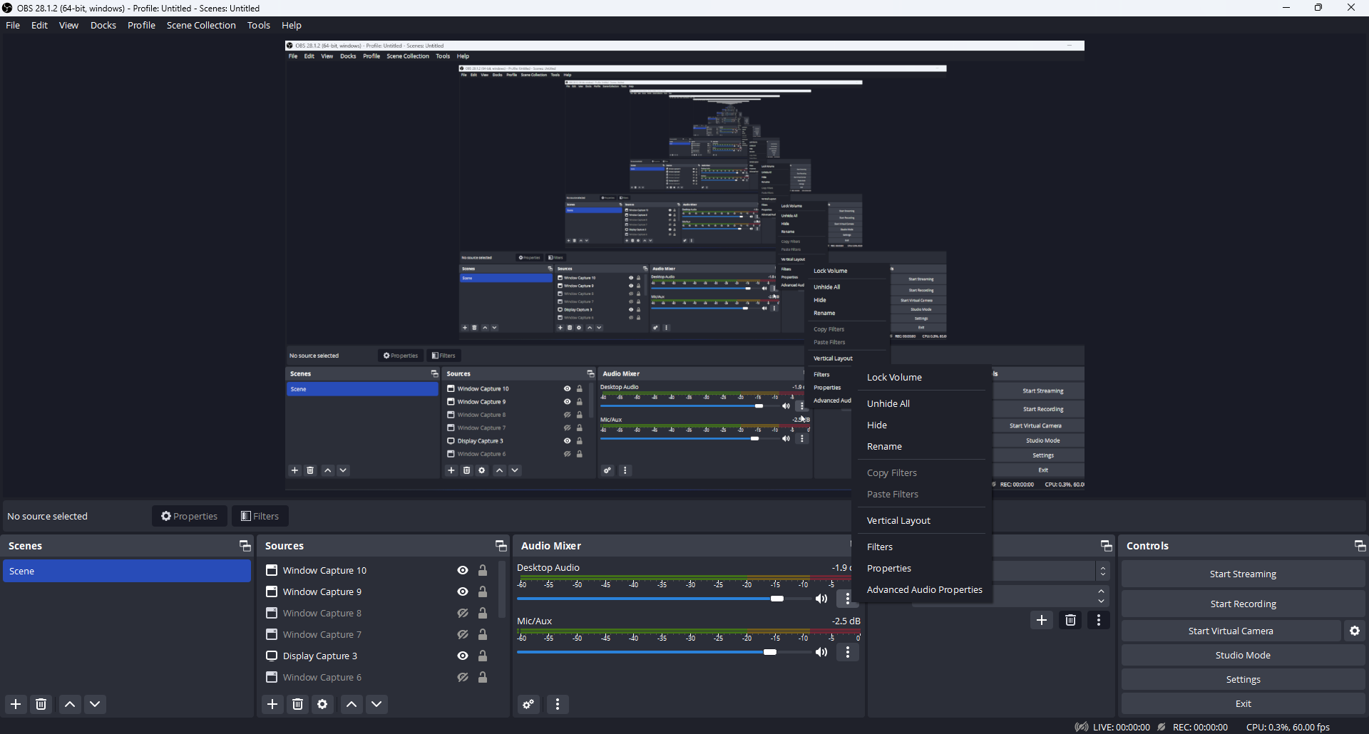 Setting up OBS audio source - SYQEL Support