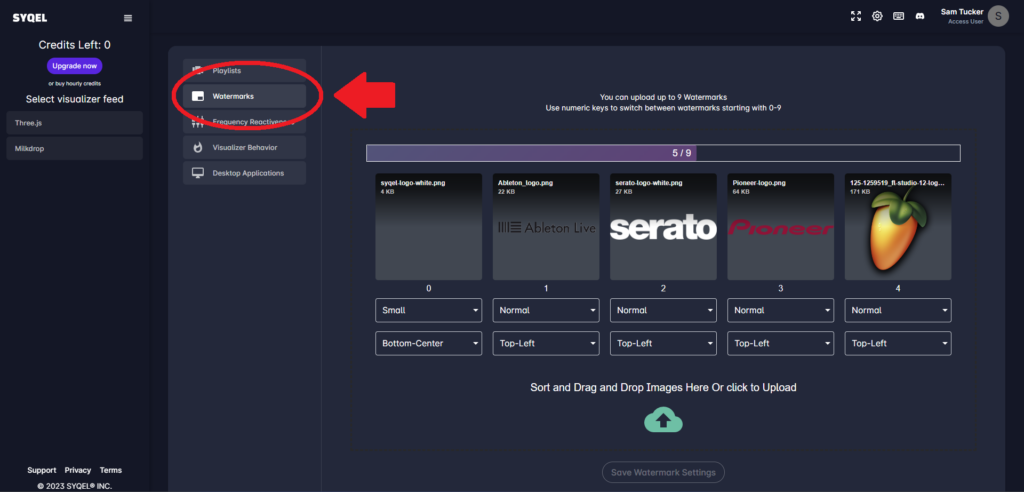 Adding Watermark Logos - SYQEL Support