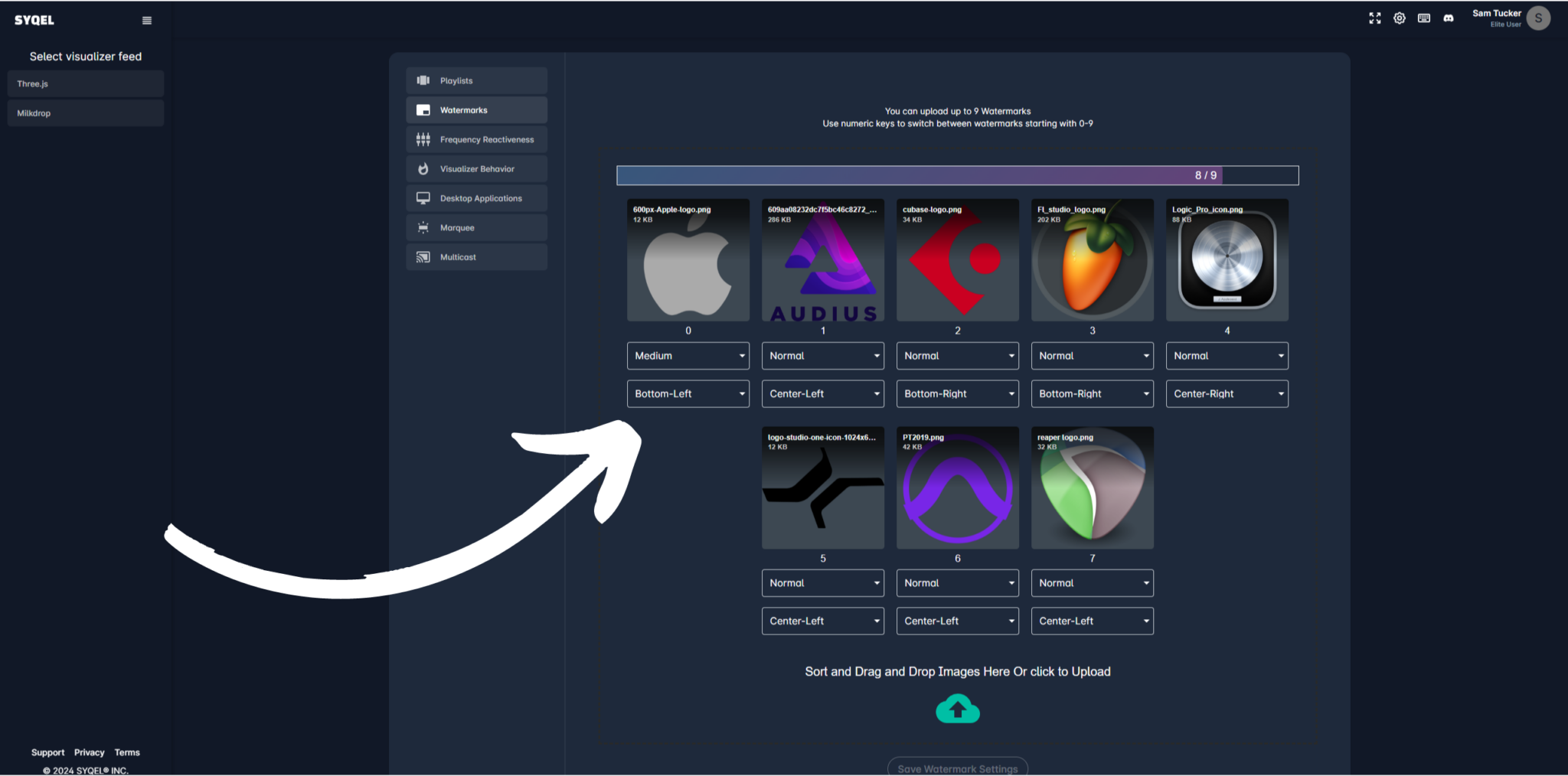 Adding Watermark Logos - SYQEL Support